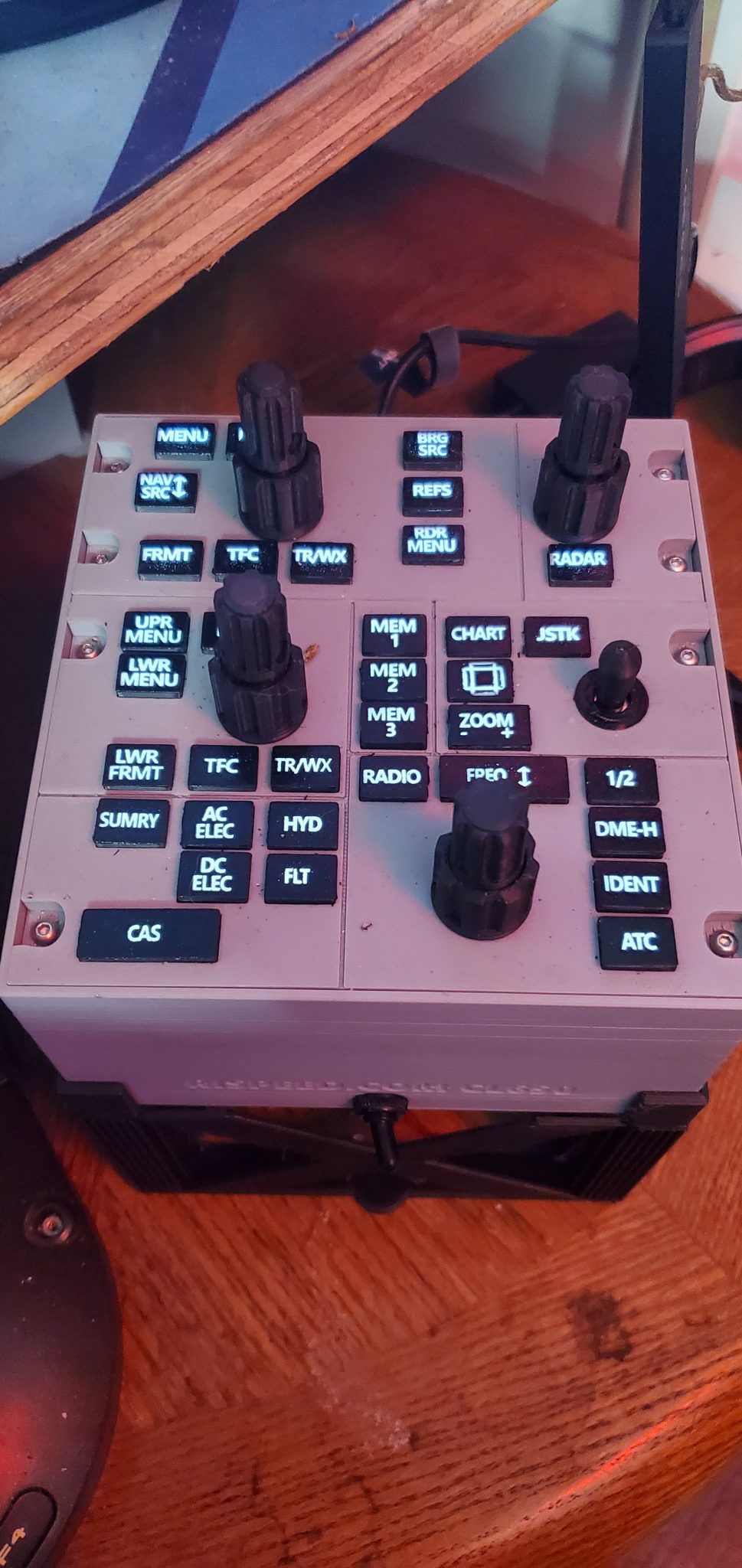 3D Printed Challenger 650 DCP / CCP Control Panels. ~ RyanGralinski.com